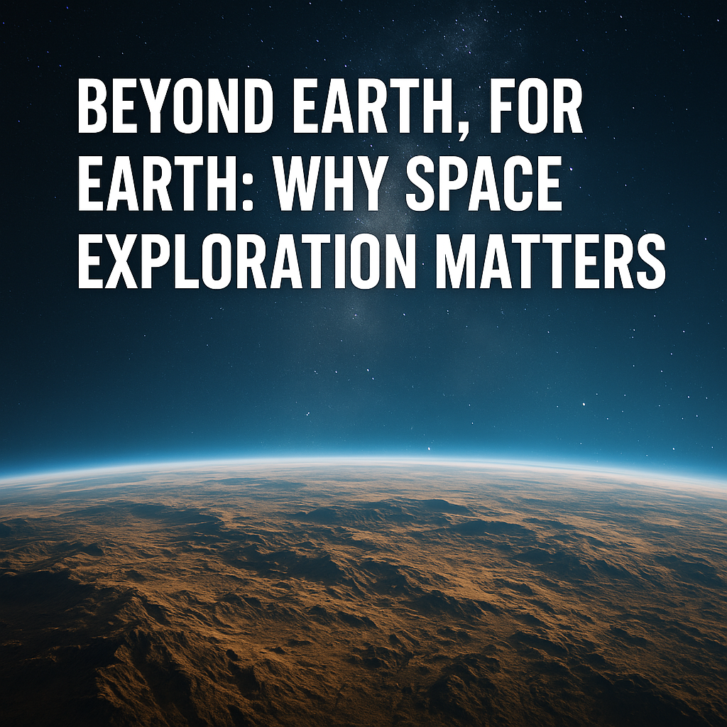Beyond Earth, For Earth: Why Space Exploration Matters - Blue Marble ...